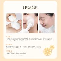 China OEM Vitamin C Foam Facial Mousse 150ml Oil Control Cleanser with Hyaluronic Acid for sale