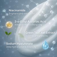 China OEM Customized Hyaluronic Acid Vitamin C Day Night Anti Aging Face Cream 50ml for sale