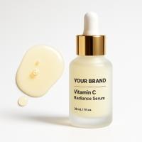 China OEM Vitamin C Glow Essence Brightening Moisturizing Anti Aging Organic Facial Serum 30ml for sale