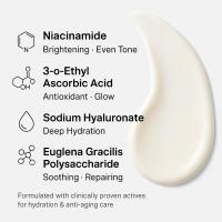 China OEM ODM Brightening Eye Cream Vitamin C Hyaluronic Acid Reduces Dark Circles Fine Lines Puffiness 30ml for sale