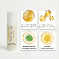 China Customized VC Luminous Moisturizing Lotion 15% Vitamin C Centella Asiatica for Dull Sensitive Skin Brightening Anti-Aging for sale