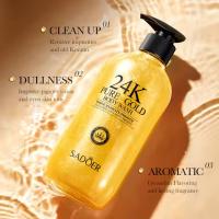 China OEM ODM 24k Gold Body Wash Deep Cleansing Nourishing Moisturizing Whitening Perfume Body Wash 500ml for sale