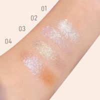 China OEM ODM Vegan Long-Lasting Pressed Powder Highlighter 8g Waterproof Shimmer Face Body Makeup for sale
