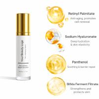 China OEM ODM Custom Anti Wrinkle Repair Lotion with Retinol 0.1% Hyaluronic Acid Whitening Anti Aging Facial Essence for sale