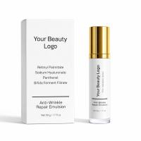 China OEM ODM Custom Anti Wrinkle Repair Lotion with Retinol 0.1% Hyaluronic Acid Whitening Anti Aging Facial Essence for sale