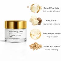China OEM ODM Anti-Aging Skincare Package Firming Cream Anti Wrinkle Repair Lotion 50ml Customizable Whitening Treatment for sale