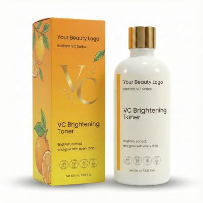 China OEM ODM Double Vitamin C Brightening Toner with 5% Niacinamide for Dull Skin 100ml for sale
