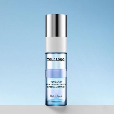 China OEM ODM Brand Skincare Facial Serum NAD Blue Algae Anti-Aging DNA Repair Facial Firming Anti-Wrinkle Target Black Spots for sale