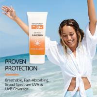 China OEM ODM Customized SPF 30 Natural Herbal Skincare Moisturizing Sunscreen UV Protection Whitening Sunscreen for sale