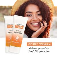 China OEM ODM Customized SPF 30 Natural Herbal Skincare Moisturizing Sunscreen UV Protection Whitening Sunscreen for sale