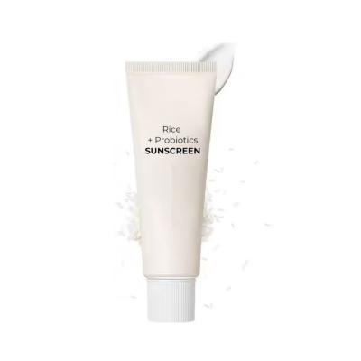 China OEM ODM Rice Extract SPF 50 Sunscreen Organic Shea Butter Natural Skincare Brightening and Moisturizing Effect for sale