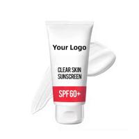 China OEM ODM vegetarian shea butter moisturizer customized organic sunscreen SPF 60 whitening face cream sunscreen for sale
