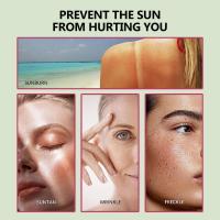 China OEM ODM Korean brand customized vegan photolytic enzyme nanosecond repair facial and body sunscreen SPF 50 UVA UVB sunscreen for sale