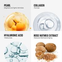 China OEM ODM Korean Brand Customized Pearl Niacinamide Skincare Anti-Aging Facial Essence Set for Women Brightening Whitening Daily Facial Care for sale