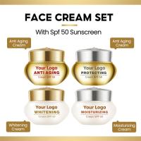 China OEM ODM brand customized whitening facial skin care products moisturizing and brightening face cream lotion facial moisturizer Spf 50 for sale