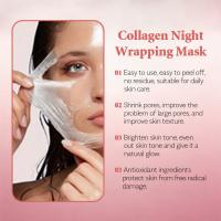 China OEM ODM brand customized collagen overnight package peeling Korean version peeling facial mask skin care luminous firming facial mask for sale