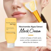 China OEM ODM brand customized facial mask natural organic moisturizing anti-aging whitening skin deep cleaning vitamin c face cream clay facial mask for sale