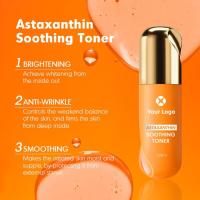 China OEM ODM Brand Customized Facial Toner Astaxanthin Vitamin C Niacinamide Whitening Brightening Moisturizing Facial Toner Facial Skincare for sale