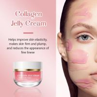 China OEM ODM Korean version collagen facial moisturizing cream, vitamin E facial jelly cream, skincare products, plump wrinkles, firm skin for sale