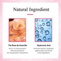 China OEM ODM Brand Custom Luxury Whitening Skincare Essence Micro Pearl Essence for Women Rose Face Anti-Aging Whitening Facial Essence Product for sale