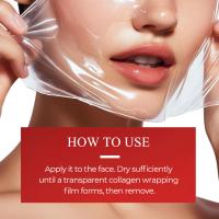 China OEM ODM Korean Custom Brand Collagen Wrapped Peeling Crystal facial mask Firming Whitening Anti aging facial mask for sale