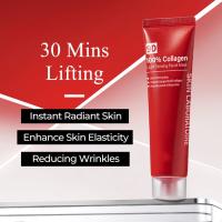 China OEM ODM Korean Custom Brand Collagen Wrapped Peeling Crystal facial mask Firming Whitening Anti aging facial mask for sale