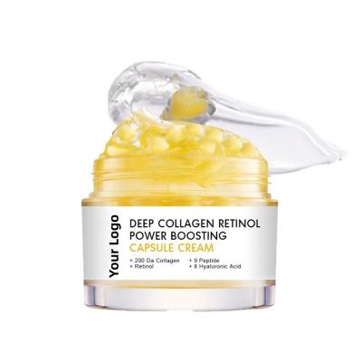 China OEM ODM Korean face cream collagen retinol peptide capsule face cream own brand skin care anti-aging firming jelly facial mask for sale