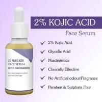 China OEM ODM Brand Facial Skincare Serum Kojic Acid Niacinamide Glycolic Acid Brightens Skin Color Facial Serum Korean Skincare Products for sale