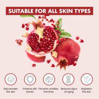 China OEM ODM Brand Natural Pomegranate Skin Care Set Whitening and Brightening essence Blood Clear Brightening Skin Facial Moisturizing Cream Day and Night face cream Moisturizing Cream Cleanser for sale