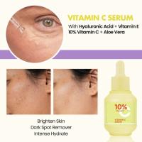 China OEM ODM Korean essence serum skin care product Natural organic aloe essence vitamin c whitening and brightening essence skin care product for sale