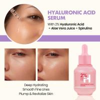 China OEM ODM brand customized natural organic aloe hyaluronic acid serum moisturizing anti-aging skin care facial essence for sale