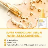China OEM ODM brand customized super antioxidant facial care, whitening, anti-aging, serum astaxanthin facial care for sale