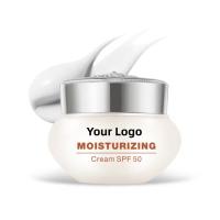 China OEM ODM Korean Custom Brand Spf 50 Anti Aging Skincare Product Firm Moisturizing Brightening Day Cream Facial Moisturizing Cream for sale