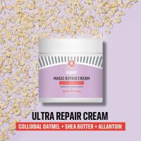 China OEM ODM brand organic body and face moisturizing skin care vitamin B5 glycerine aloe shea butter oatmeal repair face cream for sale