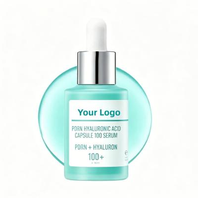 China OEM ODM Korean PDRN Facial Essence Skincare Product Anti-Aging Wrinkle Hyaluronic Acid Liquid Facial Serum for sale