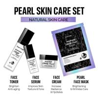 China OEM ODM Korean-style skincare set with black truffle essence, pearl essence, anti-aging, moisturizing, toner, facial mask, whitening, anti-aging, firming face cream for sale