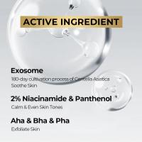 China OEM ODM Brand ExosomeFacial Serum essence Nicotinamide Anti aging Acne Control Centella B5 AHA+BHA+PHA Pore Shrinkage Oil Skin Care Serum for sale
