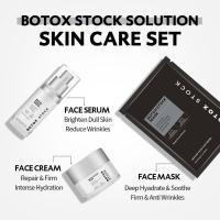 China OEM ODM Korean organic skin care set Anti aging facial serum essence, vitamin c wrinkle removing whitening face cream, moisturizing skin care facial mask for sale