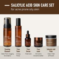 China OEM ODM Brand Skin Care Set Salicylic Acid Anti acne&Acne Removing face cream Moisturizing Repair Brightening Skin Color Facial essence Moisturizing Toner facial mask for sale
