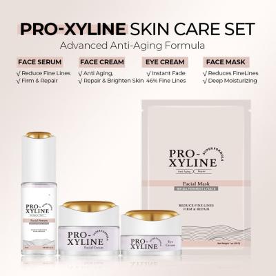 China OEM ODM Korean skin care set essence hyaluronic acid vitamin C anti-aging whitening firming collagen liquid essence face cream moisturizing facial mask for sale
