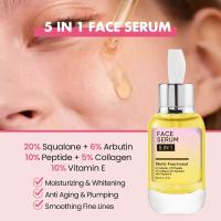 China OEM ODM 5 in 1 Skin Care Facial essence Retinol Vitamin c Whitening Anti aging Wrinkle Reduction Skin Care Facial Serum for sale