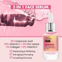 China OEM ODM 5 in 1 Skin Care Facial essence Retinol Vitamin c Whitening Anti aging Wrinkle Reduction Skin Care Facial Serum for sale