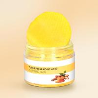 China OEM ODM Natural Cleansing Salicylic Acid Cleansing Brightening Self owned Brand Kojic Acid Turmeric Cleansing Toner Pad for sale