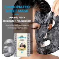 China OEM ODM Natural Skin Care Set Brand Customized Blackhead Removing Deep Pore Cleaning Facial Mud facial mask Anti Acne Carbonic Acid foam Clay facial mask for sale