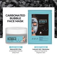 China OEM ODM brand skin care set Vitamin c injection carbonated foam facial mask anti acne oil control facial mask skin care and beauty facial mask for sale