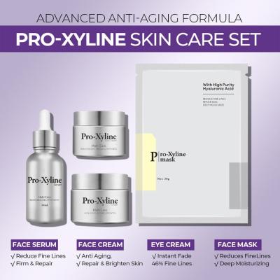 China OEM DOM Korean skin care product set Pro xyline hyaluronic acid facial mask skin care moisturizing anti aging wrinkles face cream whitening essence serum for sale