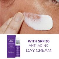 China OEM ODM Korean skincare brand collagen ceramide daily cream SPF30 anti-aging, anti wrinkle, brightening facial moisturizing cream for sale