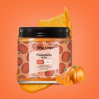 China OEM ODM brand vegetarian female skin care pumpkin cleaning facial mask whitening brightening gloss gently exfoliating cleaning facial mask for sale