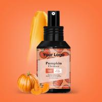 China OEM ODM brand customized vegetarian natural skincare products, pumpkin ginger acne removal and whitening facial cleanser, facial cleanser for sale