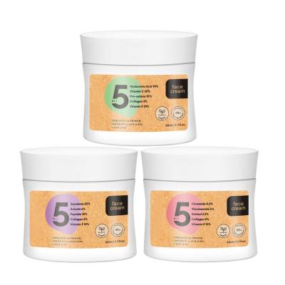 China OEM ODM Korean Organic Skin Care 5 in 1 Urosin Collagen Anti aging Whitening Skin Brightening face cream for sale